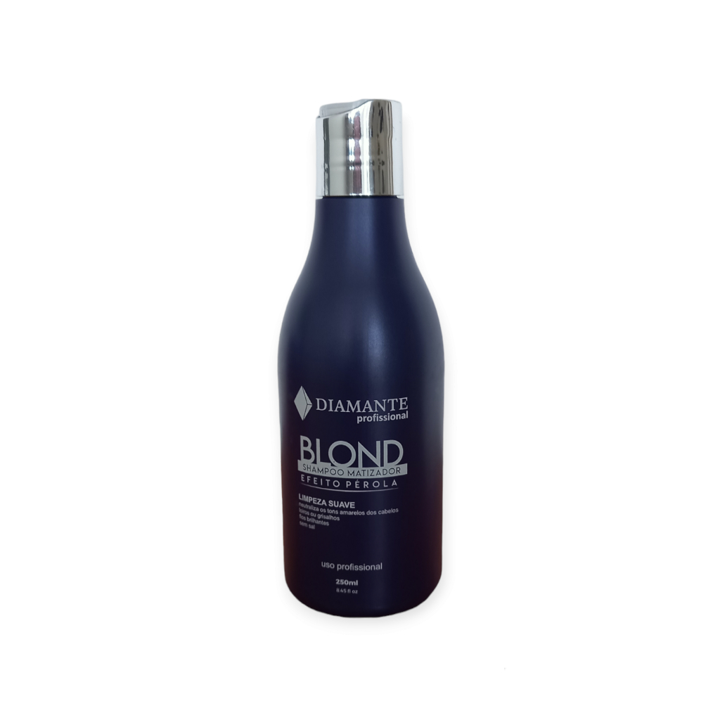 Shampoo Azul Matizador Diamante Profissional (250ml) | Shopee Brasil