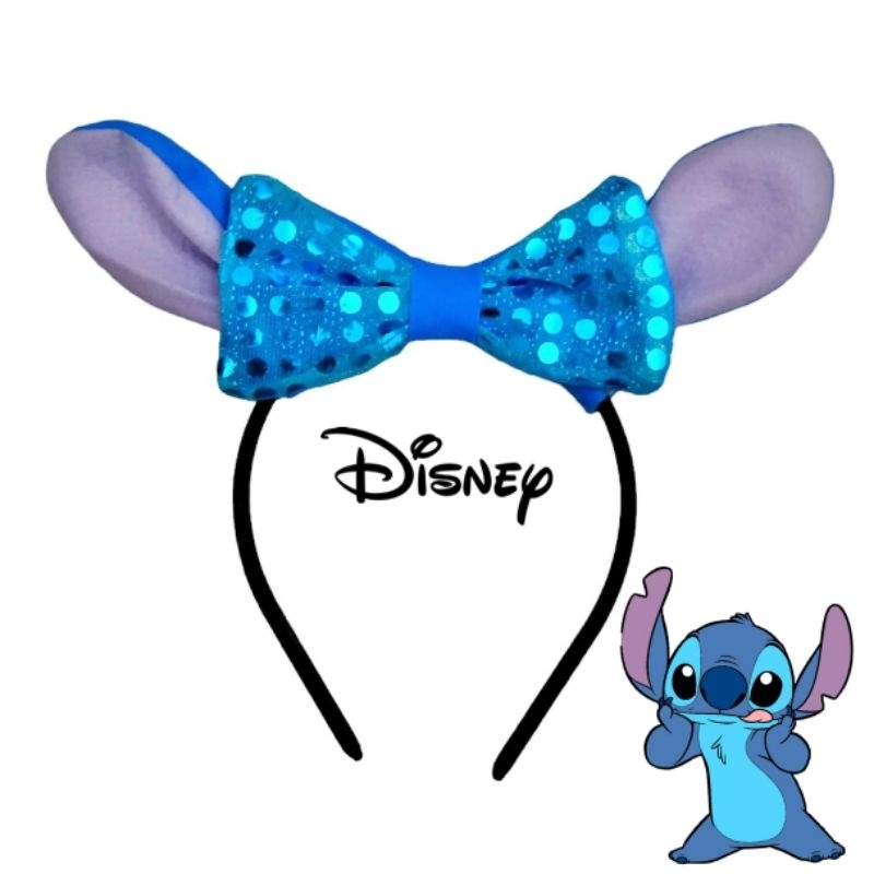 Tiara Orelhas Stitch Lilo e Stitch clássicos Disney | Shopee Brasil