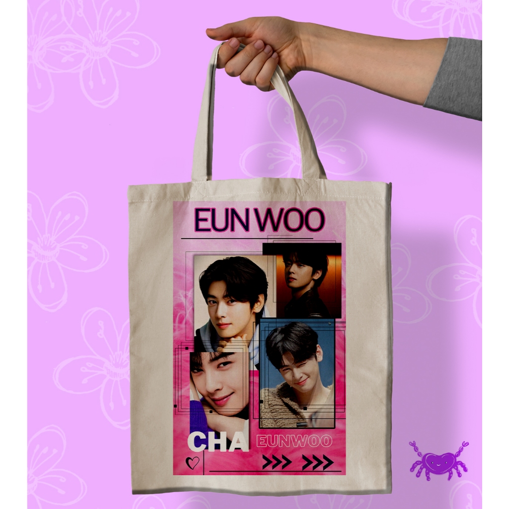 BOLSA ECOBAG TOTE BAG cha eunwoo astro kpop coreia oppa doramas ...