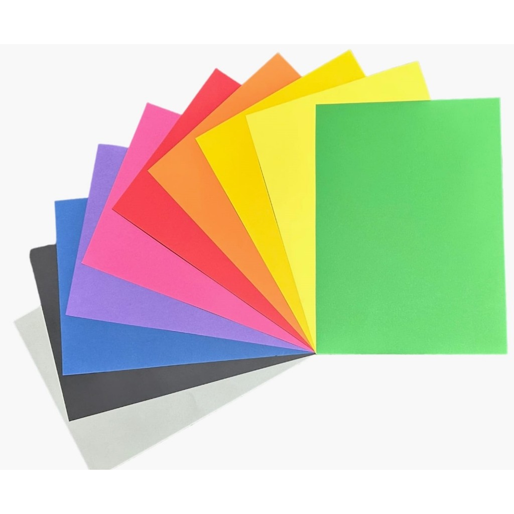 Papel Color Plus 120g pacote com 20 fls | Shopee Brasil
