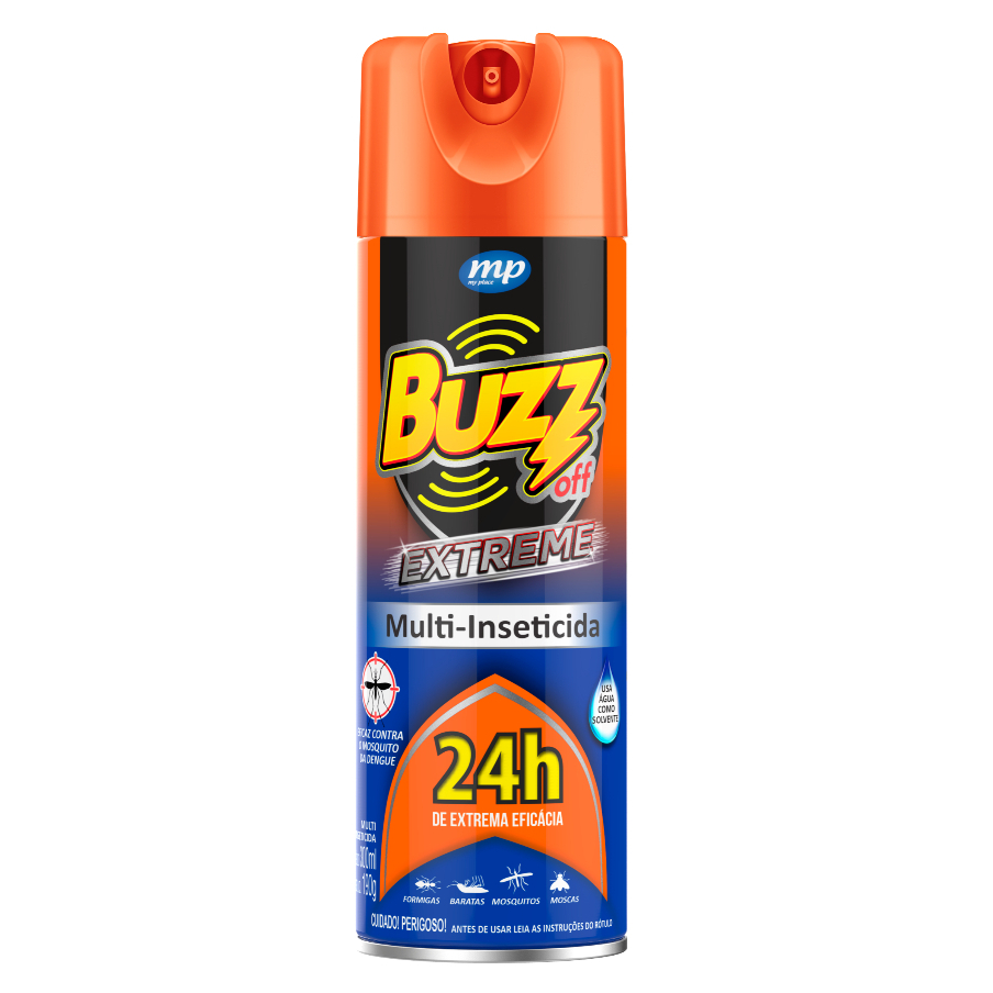 Multi-Inseticida Extreme Spray Buzz Off 300ml - My Place | Shopee Brasil