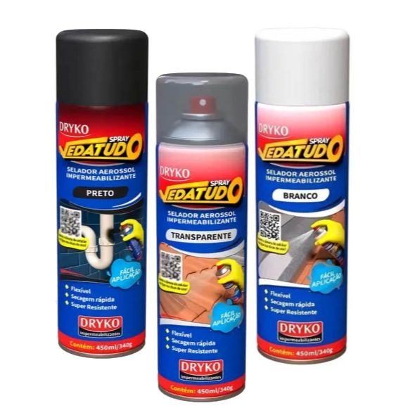 Spray Veda Tudo borracha líquida impermeabilizante - 400ml Dryko ...