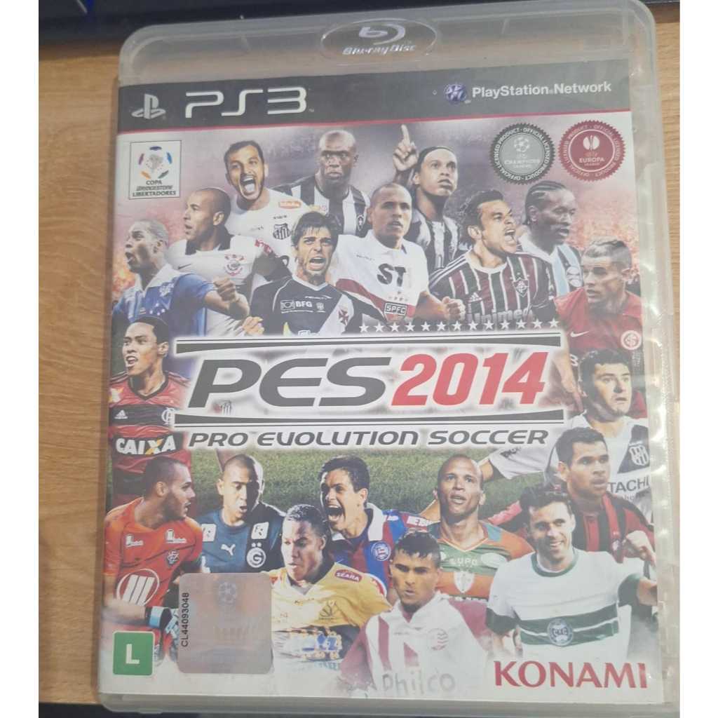 Pes Pro Evolution Soccer 2014 PS3 Mídia Física | Shopee Brasil