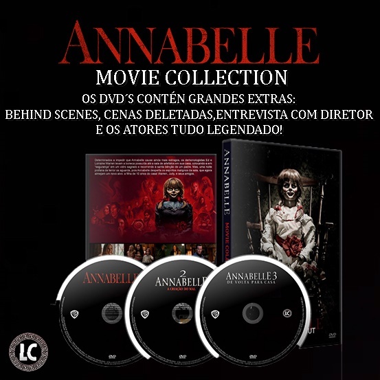 DVD ANNABELLE MOVIE COLLECTION EDIÇÃO DE COLECIONADOR | Shopee Brasil