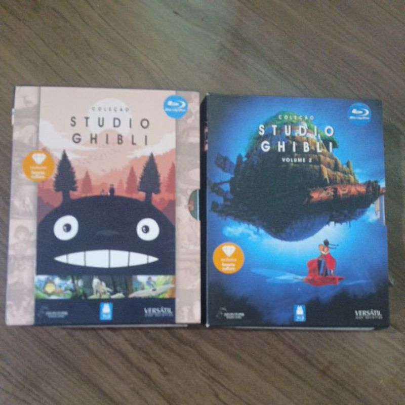 Coleção Studio Ghibli - Box Versátil Vol. 1 e 2 - Blu-rays Individuias ...