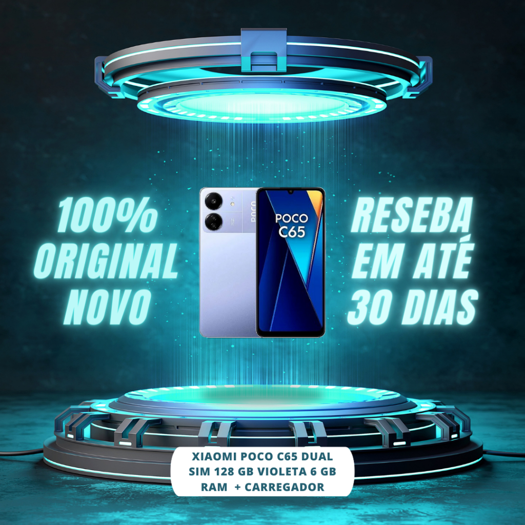 Celular Xiaomi POCO C65 256GB 8GB Ram / 128GB 6GB Ram Dual SIM Versão Global NFC | Shopee Brasil