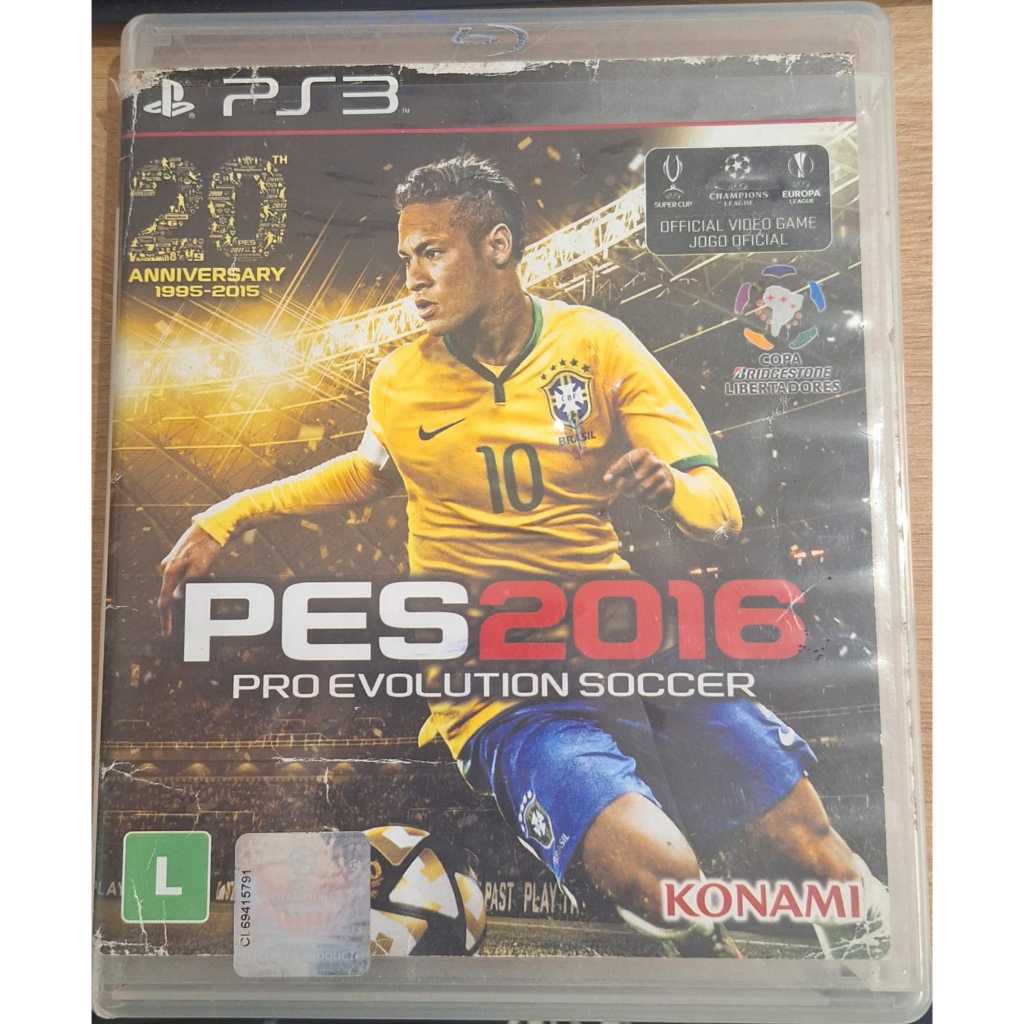 Jogo Pes 2016 Pro Evolution Soccer 2016 Ps3 Mídia Física | Shopee Brasil