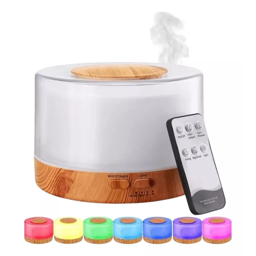 Difusor De Aromas, Umidificador De Ar Ultra-Sônico 500Ml, 300Ml, 700Ml ...