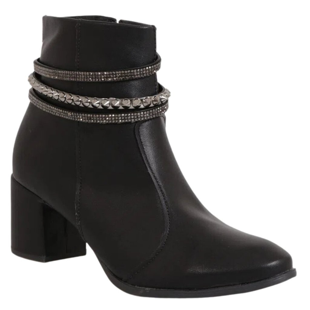 Bota Marina Carvalho Cano Baixo Feminino Salto 851 | Shopee Brasil