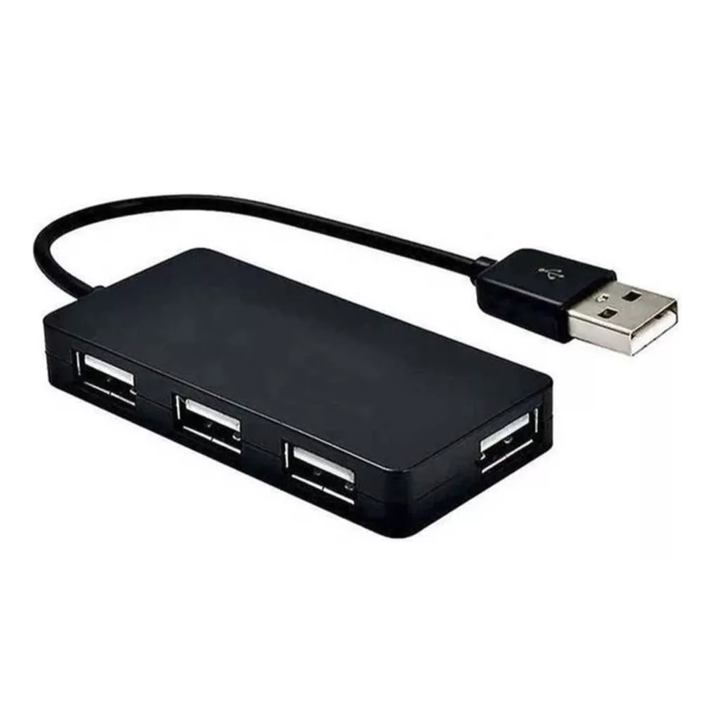 Mini Hub Usb 2.0 4 Portas Slim 480mbps Kp-t109 Preto | Shopee Brasil