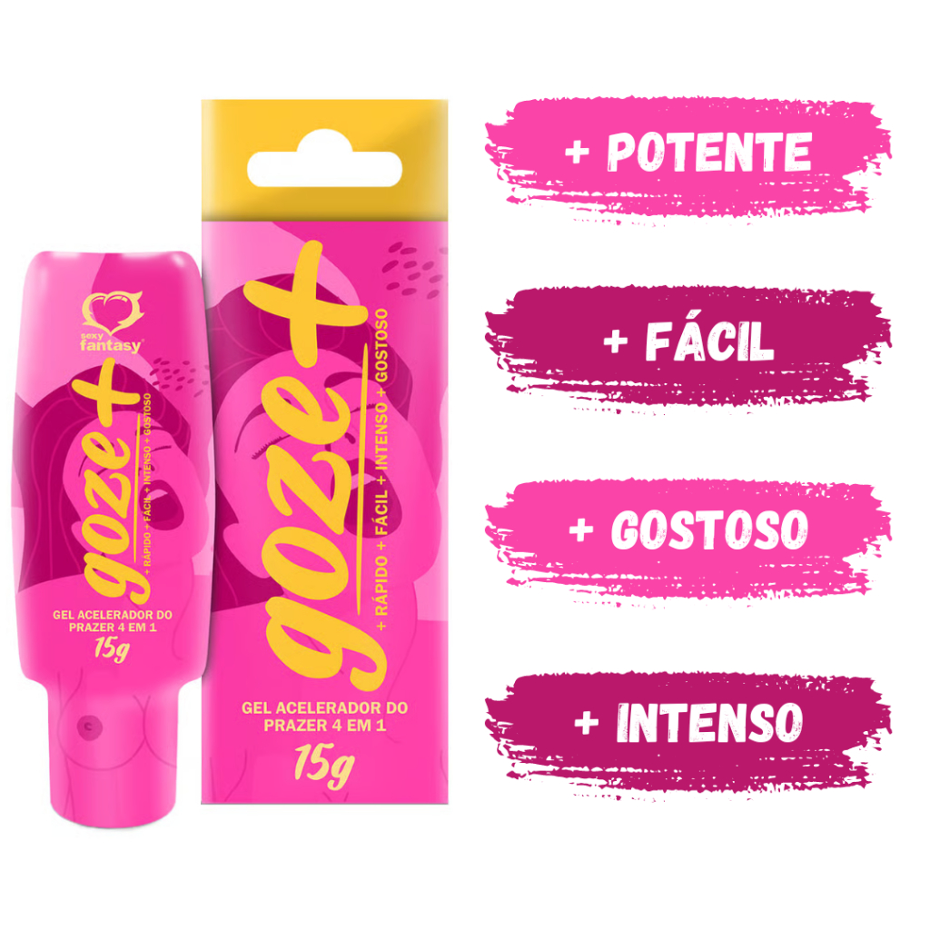 Gel Goze + Excitante Feminino 15g Sexy Fantasy | Shopee Brasil