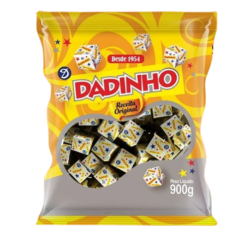 Bala Dadinho 900g Doce de Amendoim 900 g Doce Sabor Dizioli Flex SP ...