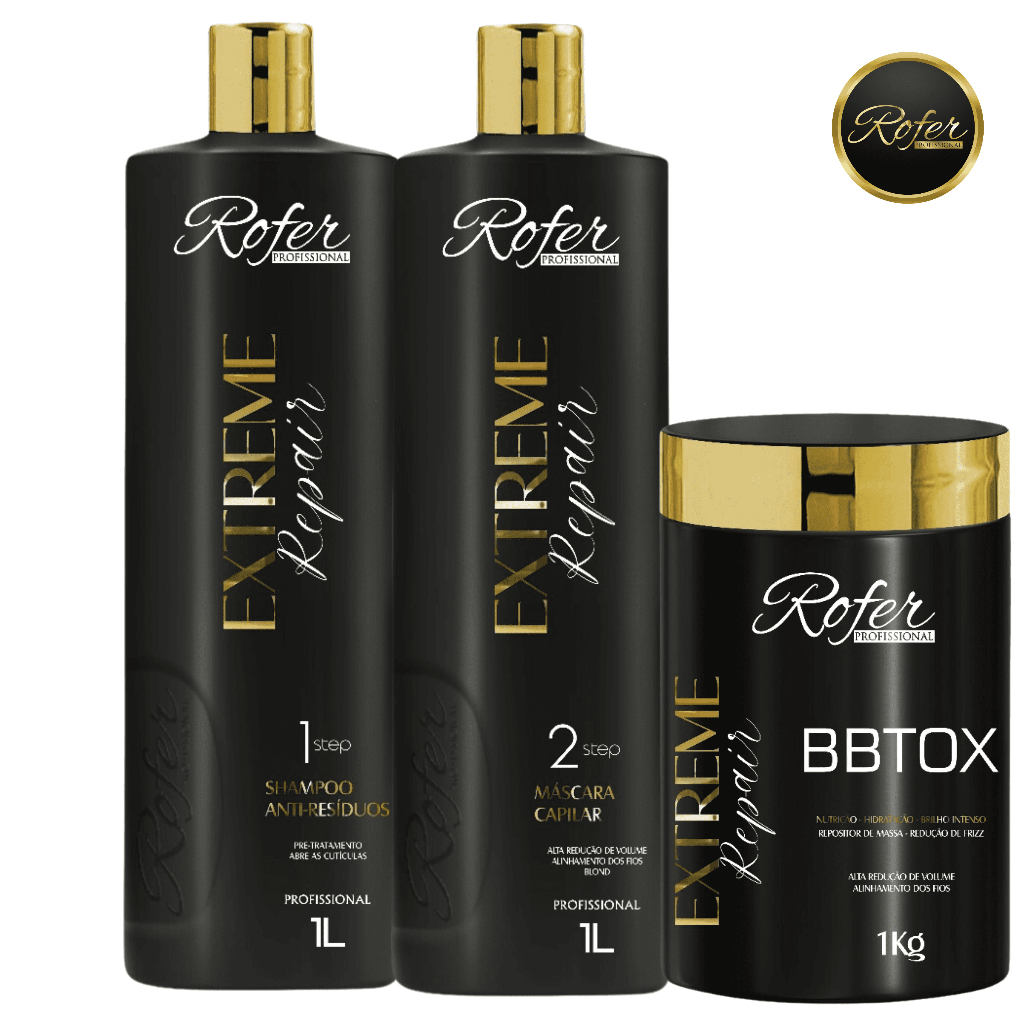 Kit Progressiva Extreme Neutro 1L + Botox Extreme Neutro 1Kg Rofer ...