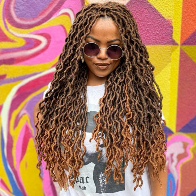 GYPSY LOCS 55cm- FASHION BRAID - Cabelo CROCHET BRAIDS Orgânico - 300g ...