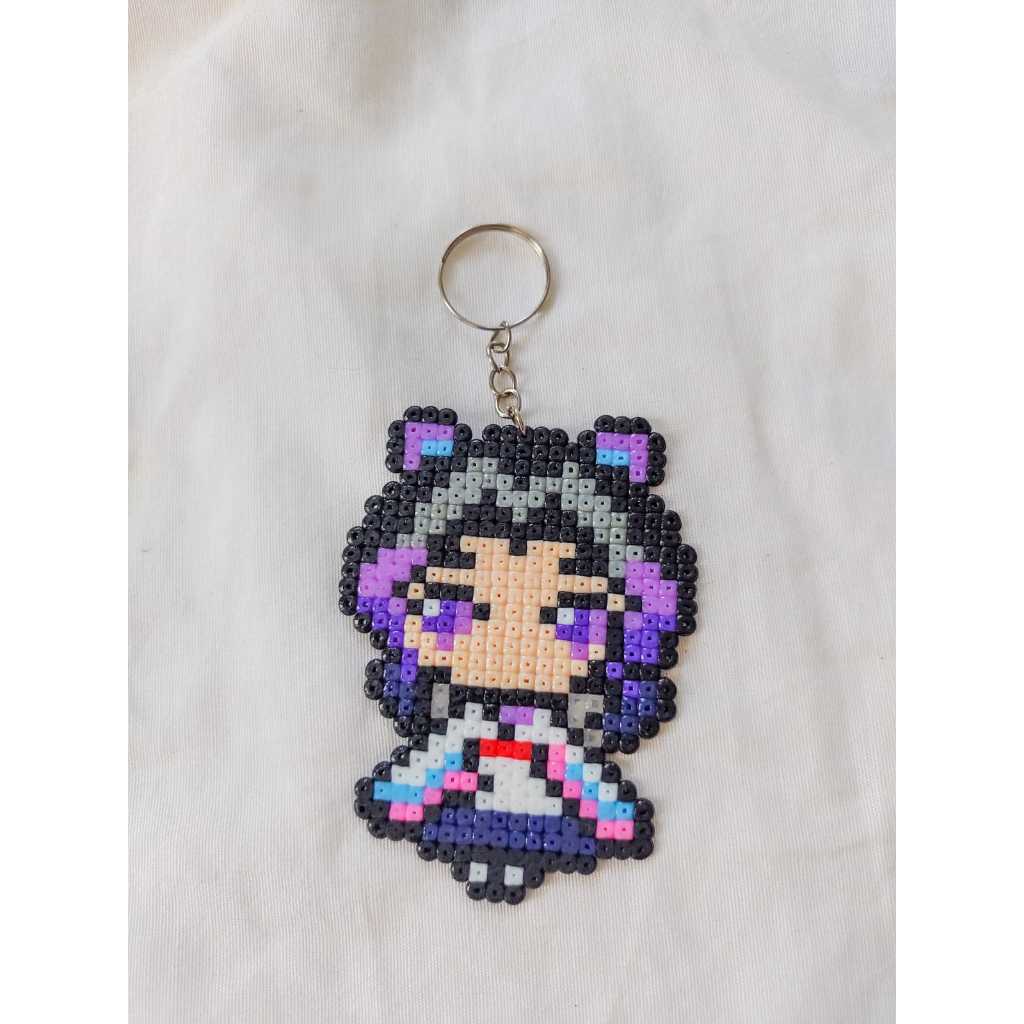 chaveiro pixel art shinobu kocho do anime demon slayer | Shopee Brasil