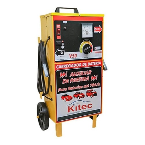 Carregador de Bateria V50 Rápido E Lento E Auxiliador De Partida 12v 70a/h | Shopee Brasil