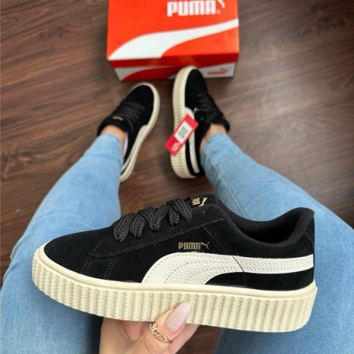 Tenis Feminino Lançamento Puma Camurça 2024! | Shopee Brasil