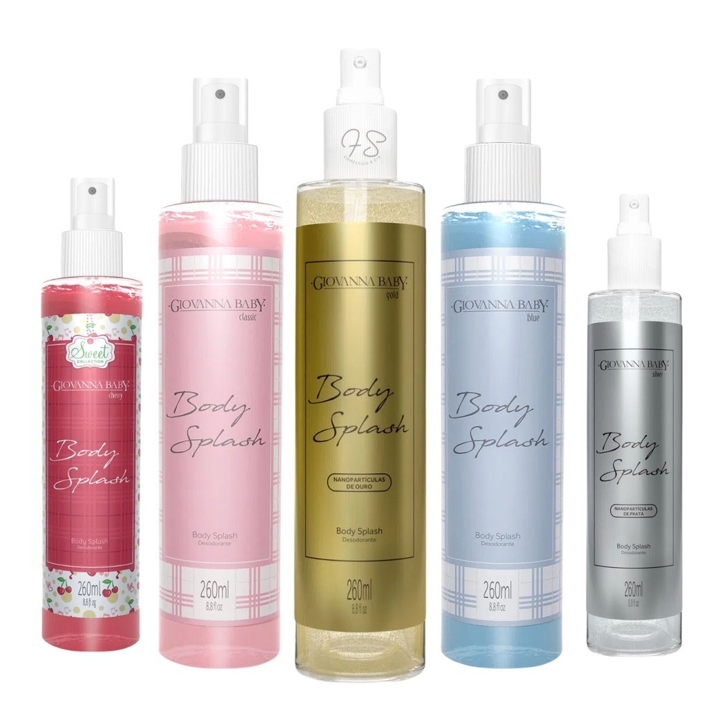 Desodorante Corporal Giovanna Baby Body Splash 260ml. | Shopee Brasil