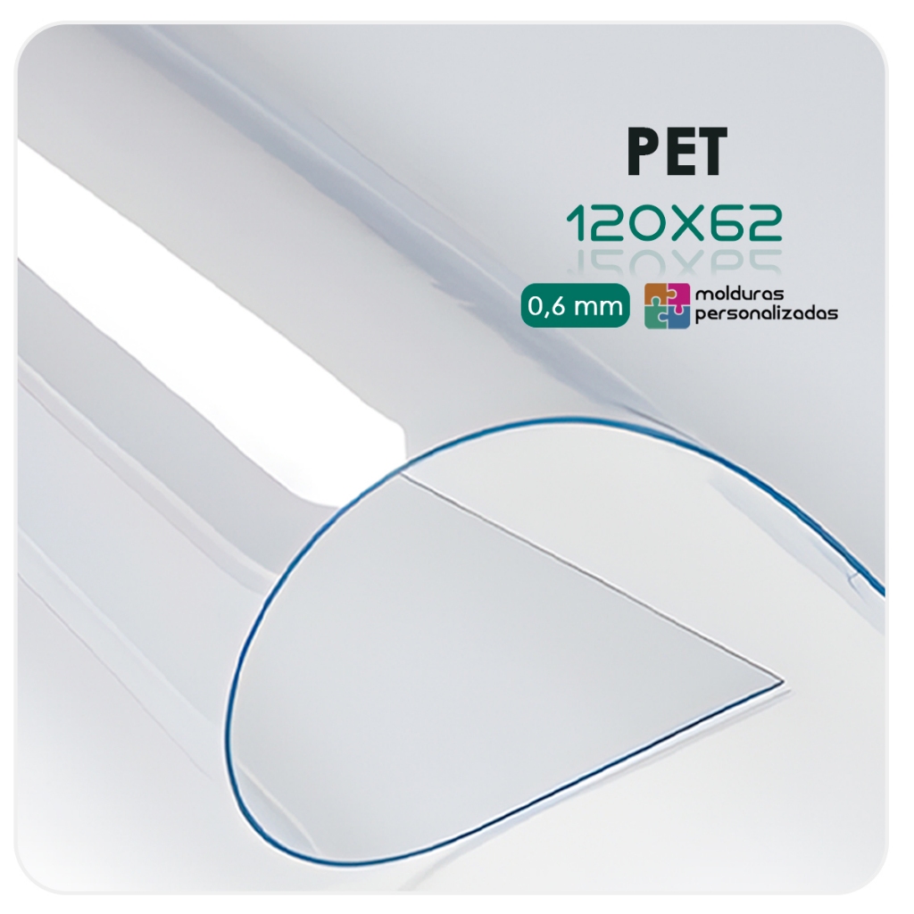 placa Chapa Acetato pet Transparente Cilindro 62x120 Cm Com 0,60 Mm ...