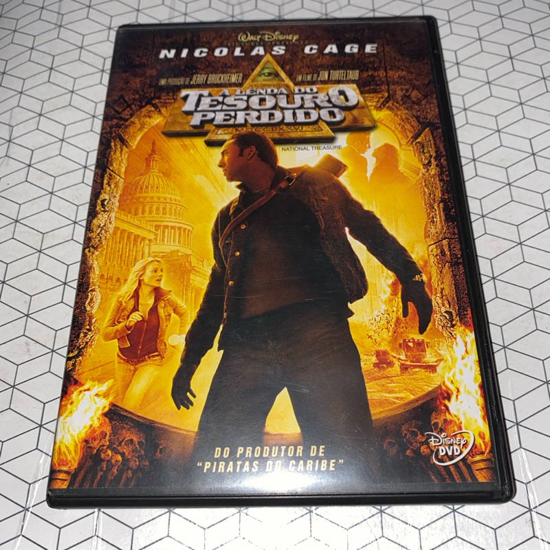 Dvd original A lenda do tesouro perdido | Shopee Brasil