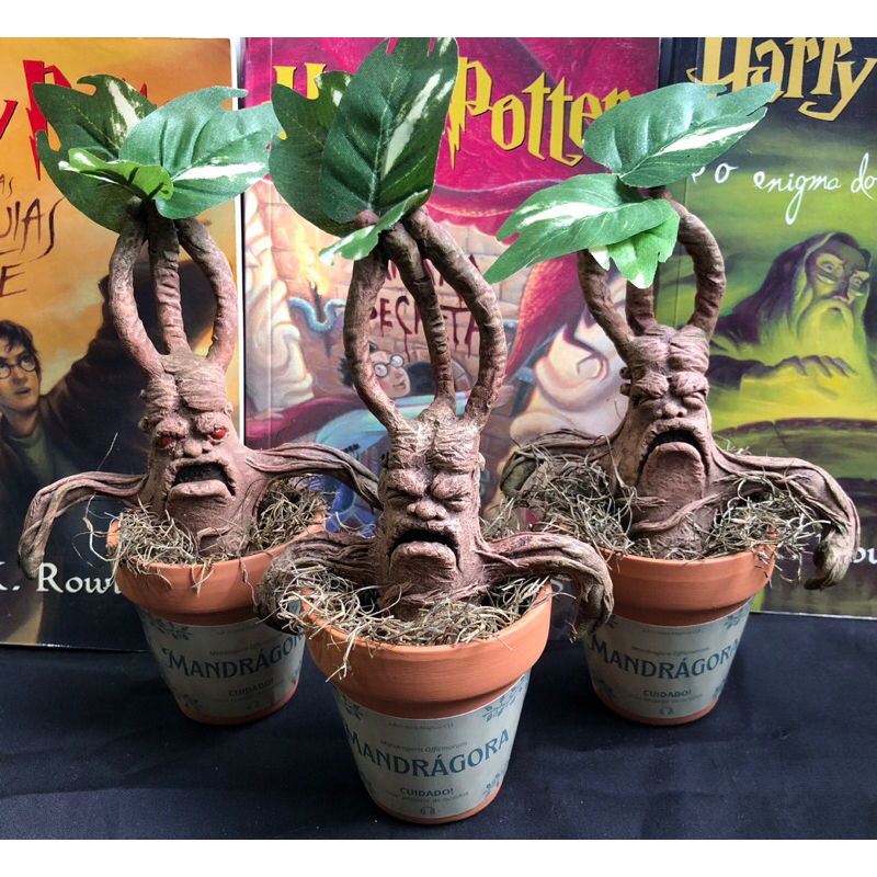 Mandrágora decorativa artesanal Harry Potter | Shopee Brasil