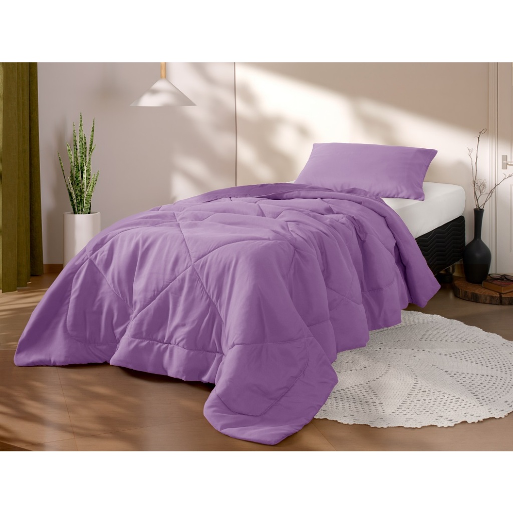 Edredom Dupla Face Solteiro Margarida Avulso Cobertor Super Macio ...