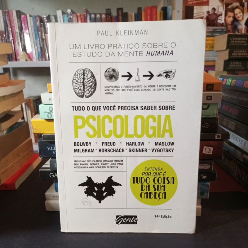 Livro Tudo O Que Você Precisa Saber Sobre Psicologia - Paul Kleinman | Shopee Brasil