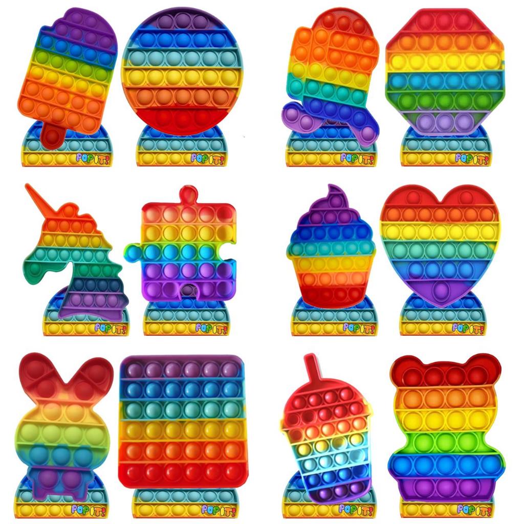 Pop It kit decoração de festa infantil 10 display de 20cm | Shopee Brasil