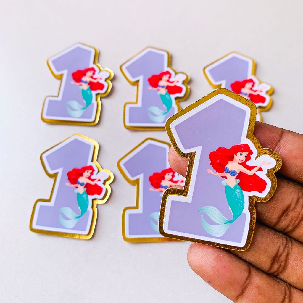 10 Apliques 3D Número ARIEL - DOURADO | Shopee Brasil