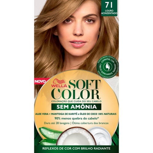TINTURA SOFT COLOR 71 - LOURO ACINZENTADO | Shopee Brasil