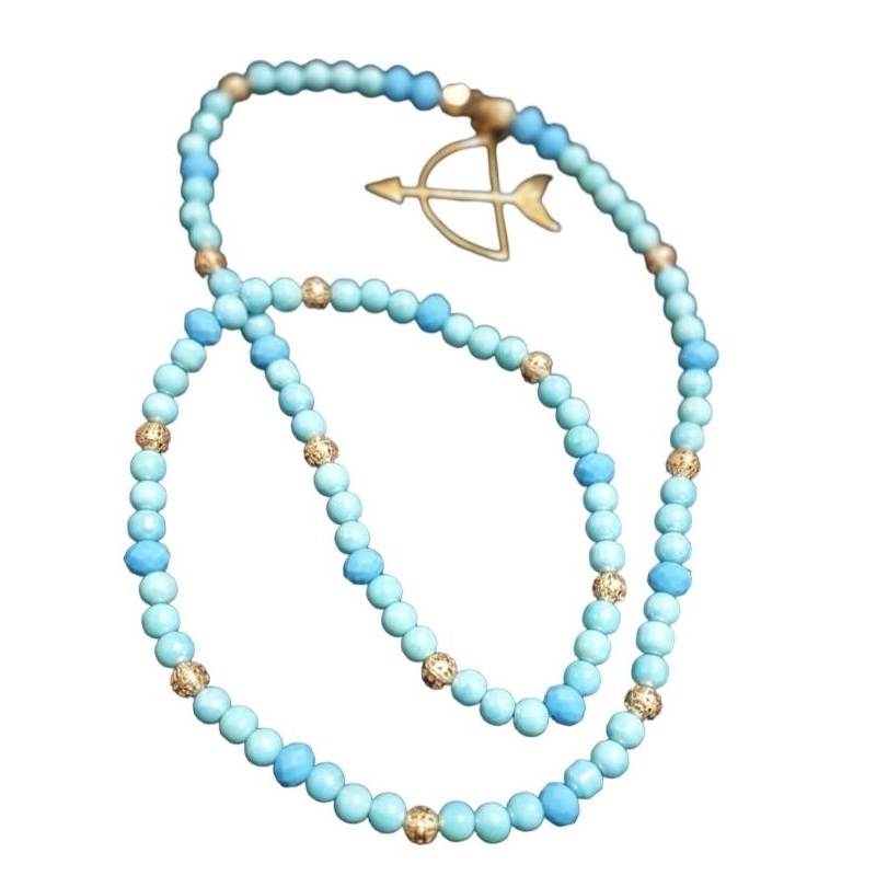 guia fio de conta oxossi logum ede umbanda candomble | Shopee Brasil