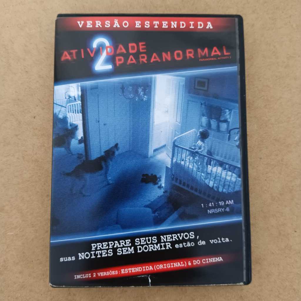 Filme - ATIVIDADE PARANORMAL 2 - VERSÃO ESTENDIDA - DVD | Shopee Brasil