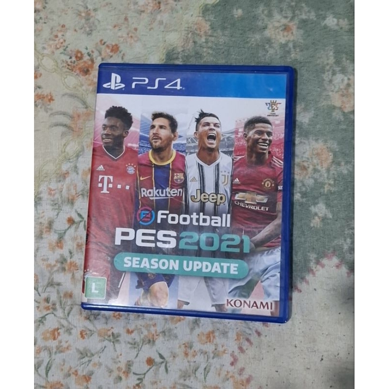 PES 2021 PS4 Mídia Física Original | Shopee Brasil