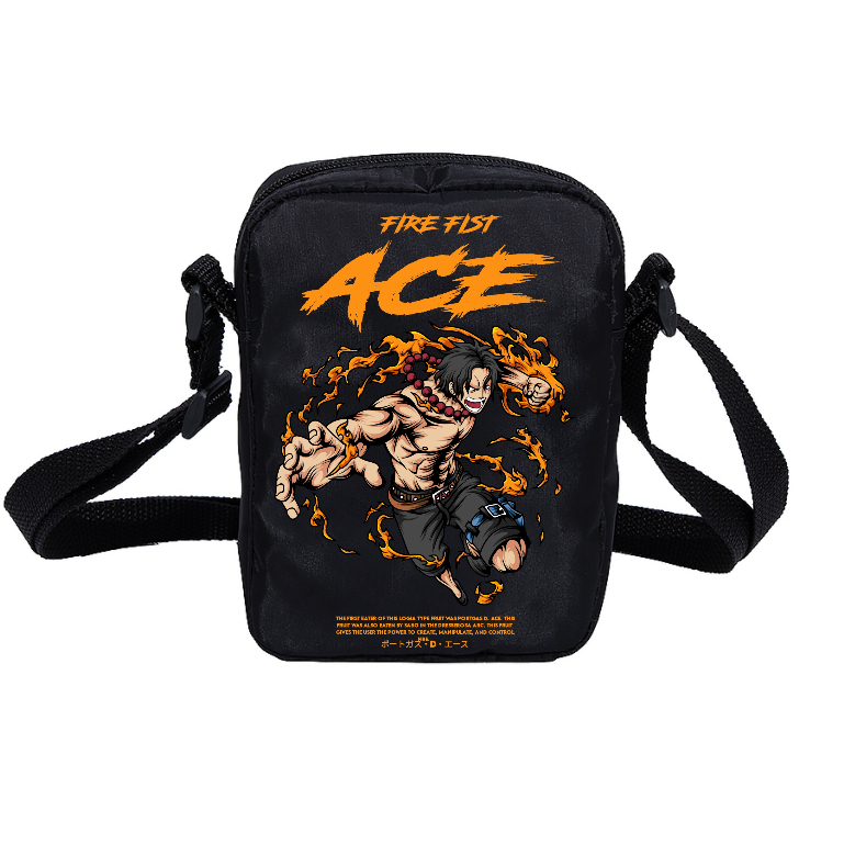 Shoulder Bag Masculino Feminina Transversal Impermeavel Anime One Piece ...