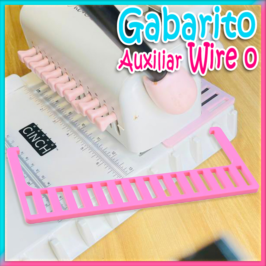 Gabarito de wire-o the cinch auxiliar de fechamento de wire-o furos ...