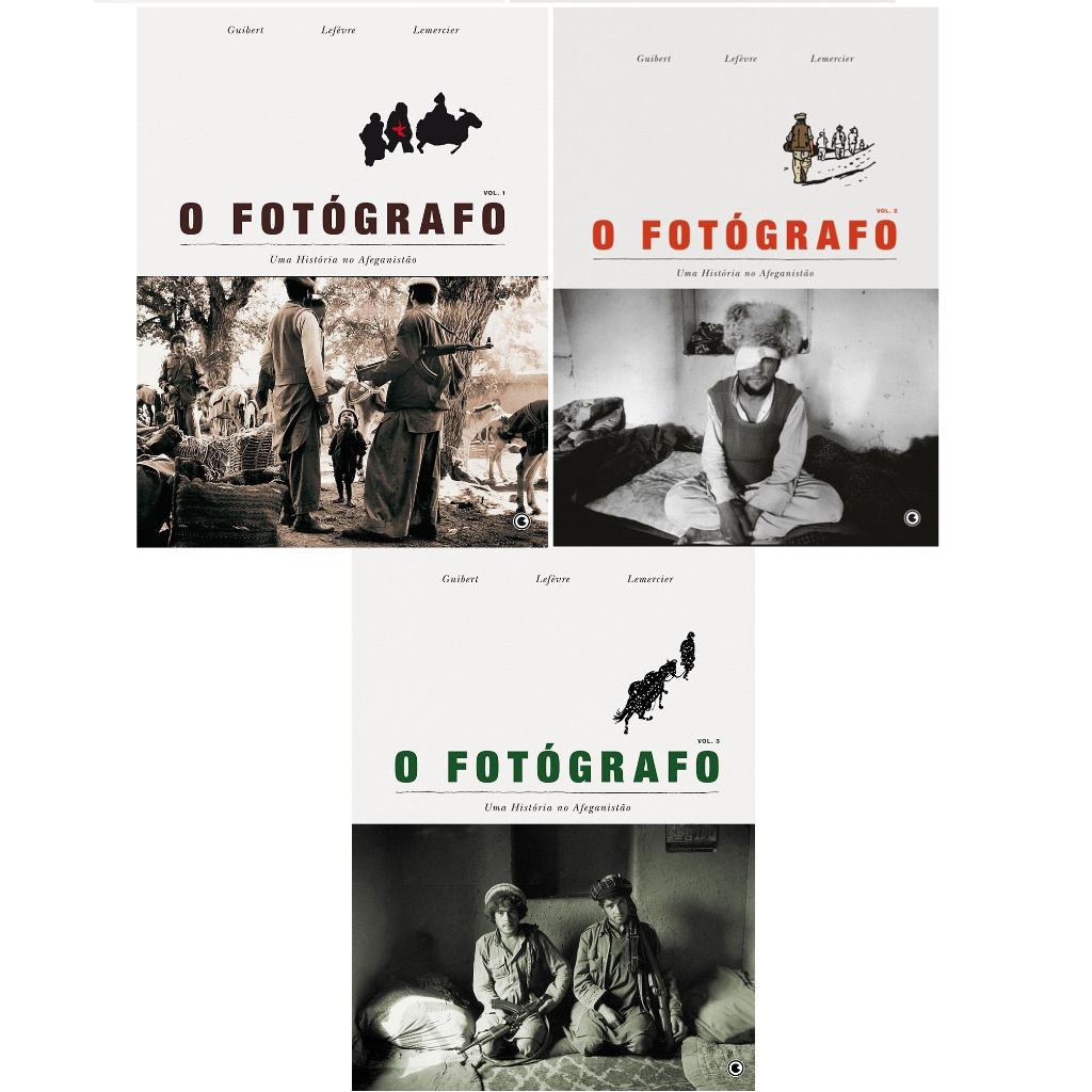 O Fotógrafo Uma História no Afeganistão Volumes 1 2 e 3 de Emmanuel ...