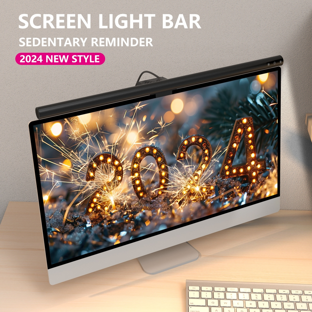 Luz Do Monitor Do Computador Aluminio Desktop Pc Tela Led Barr Lay LP ...