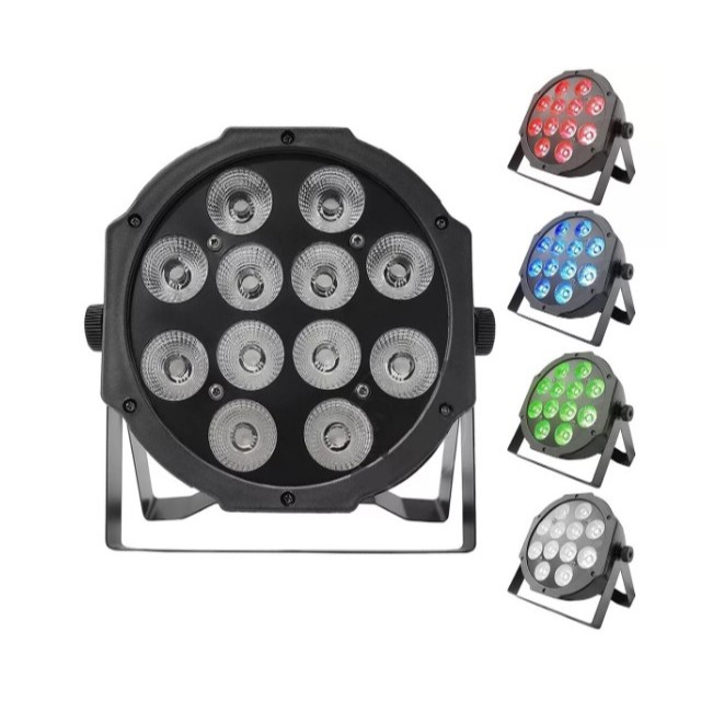 Canhao De Led Par Led 12 Led Cree 12w Rgbw Dmx Iluminacao Dj | Shopee Brasil