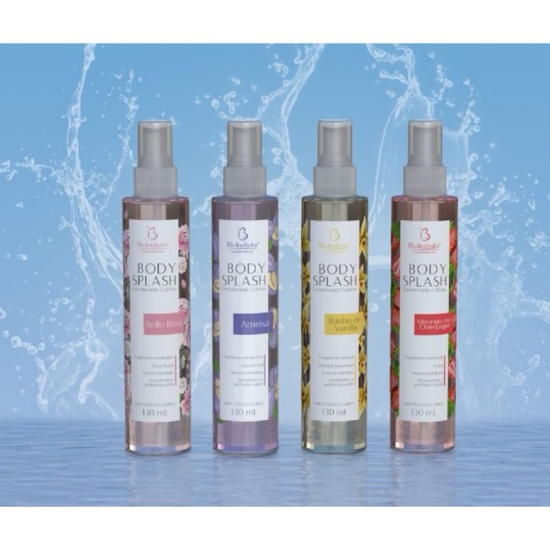 Body Splash Bio Instinto 130mL Perfume Corporal Deo Colônia Desodorante Marcante Aromas Naturais ...