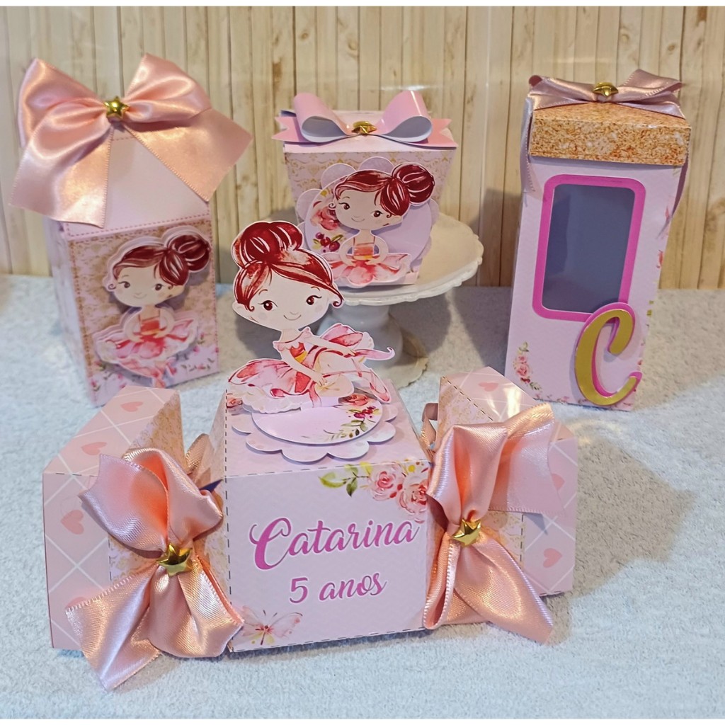 Kit Personalizado Bailarina (20 Itens) | Shopee Brasil