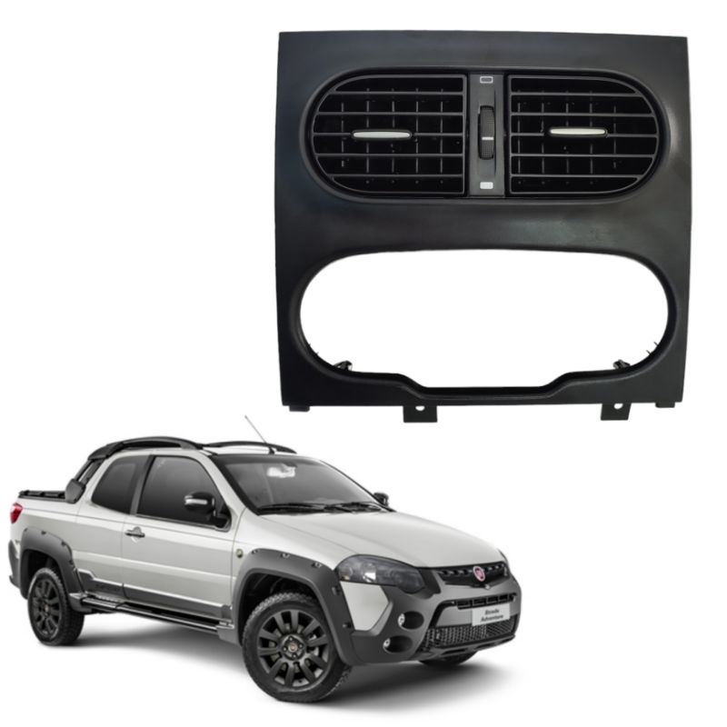 Moldura Painel Central Ar Strada Adventure 2013 2014 2015 2016 2017 ...