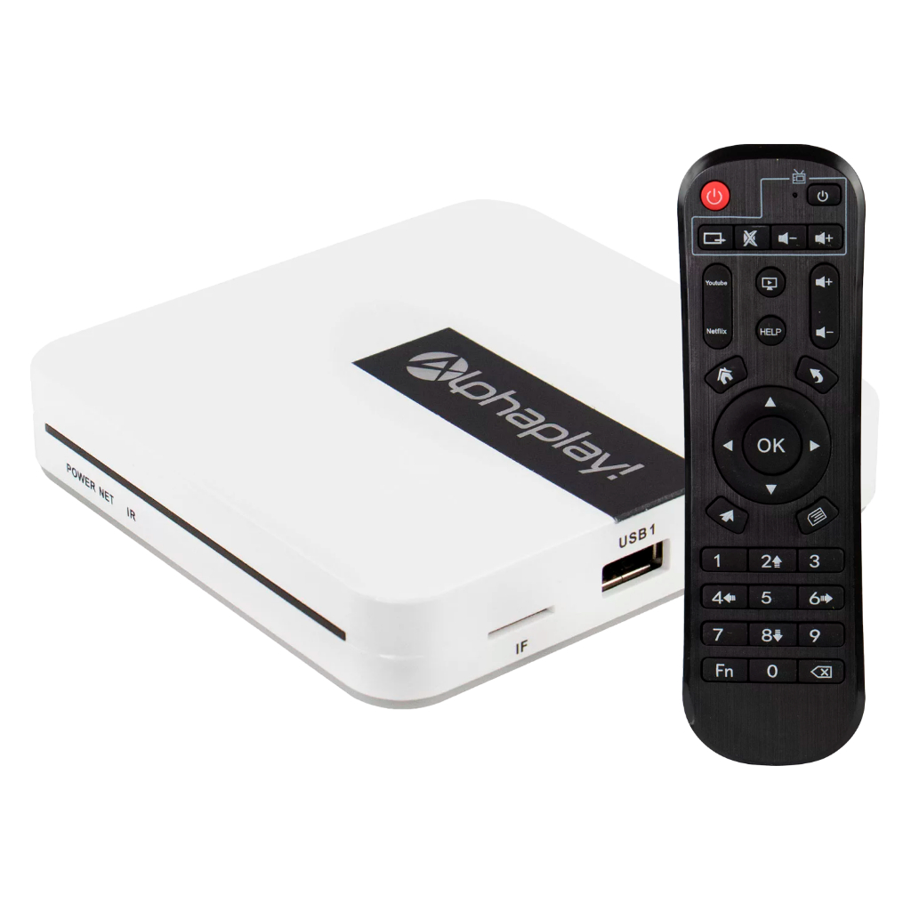 APARELHO ALPHA SAT PLAY WI-FI 4K NOVO | Shopee Brasil