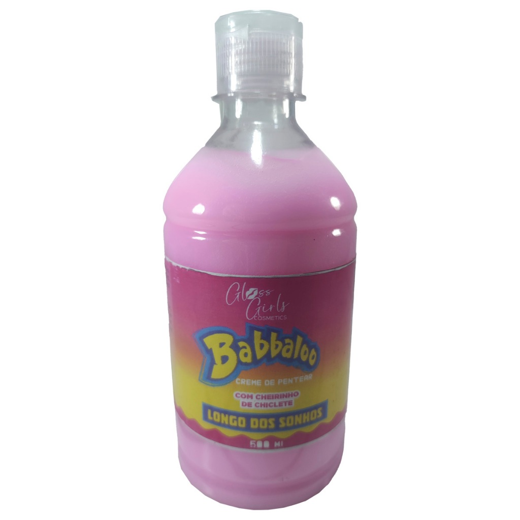 Creme De Pentear Babbaloo Cheirinho De Chiclete 500ml | Shopee Brasil