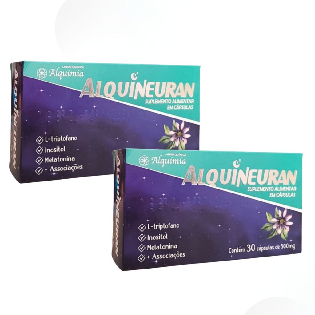 Kit 2x Alquineuran 60 Caps Labor Química Alquimia | Shopee Brasil