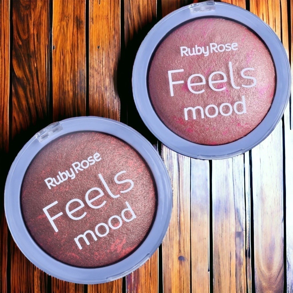 Blush Marble Feels Mood Cintilante Glow Ruby Rose HB6117 | Shopee Brasil