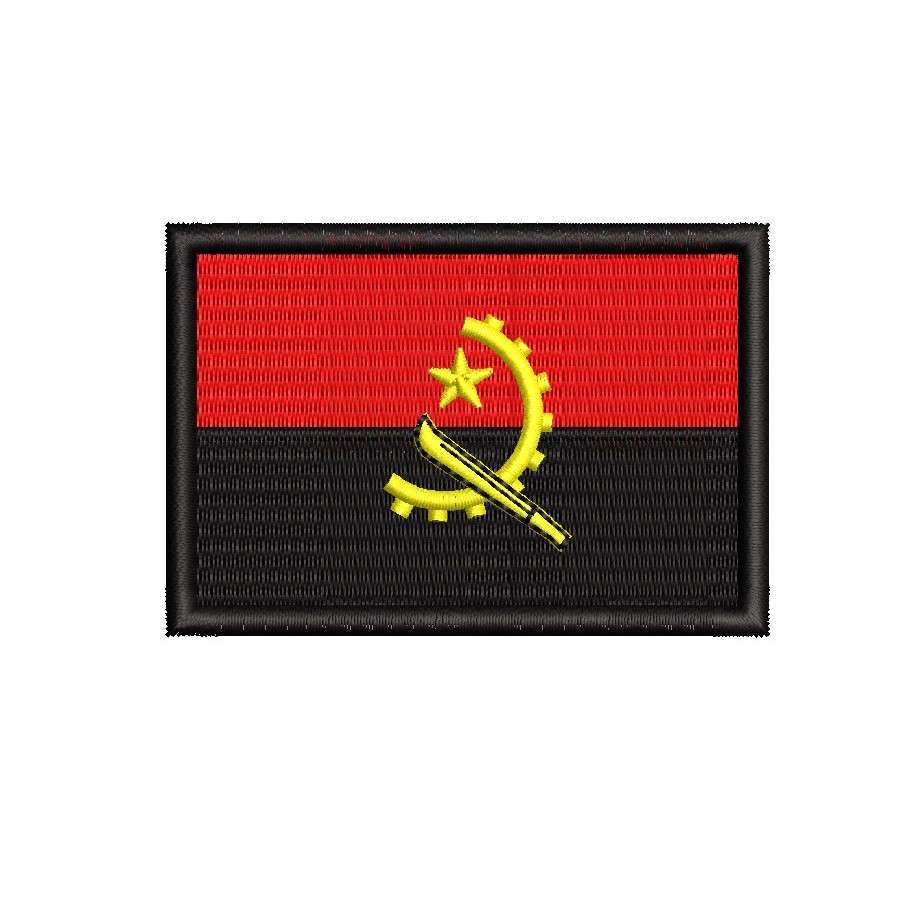 Patch Bordado - Bandeira Angola | Shopee Brasil