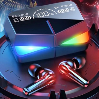 Fone De Ouvido Gamer TWS M28 Bluetooth 5.3 Sem Fio Resistente a Água Com Microfone e Visor ...