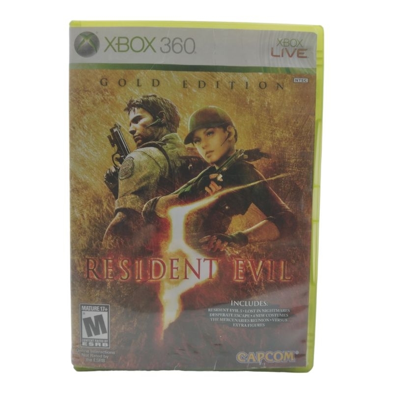 Game Resident Evil 5 Capcom Original Xbox 360 Mídia Física | Shopee Brasil