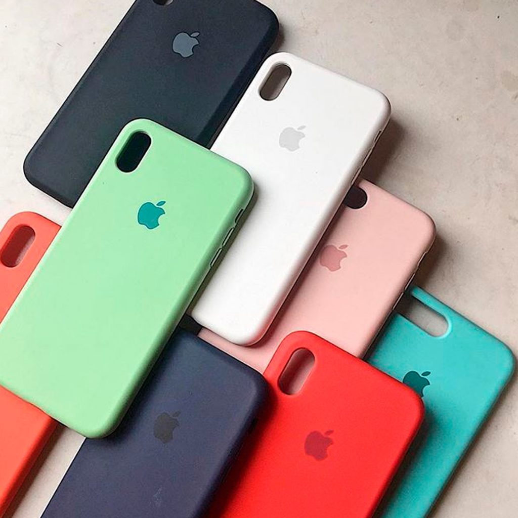 Capa Capinha Silicone IPhone X/XS Várias cores , Ótima qualidade ...