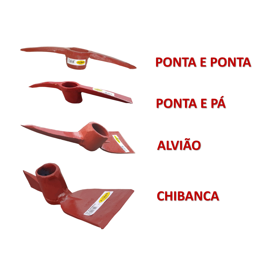 Picareta Sem Cabo TARZA (Alvião, Chibanca, Ponta e Pá, Ponta e Ponta ...